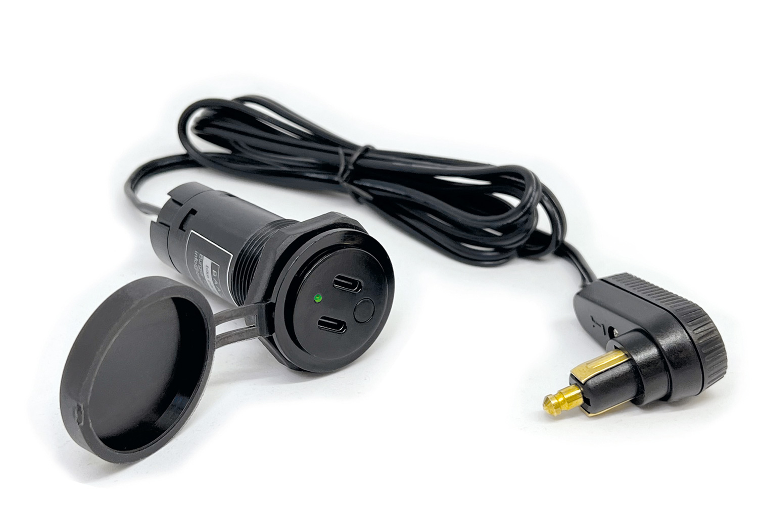 Toma USB con conector en ángulo BAAS USB22 | Wunderlich