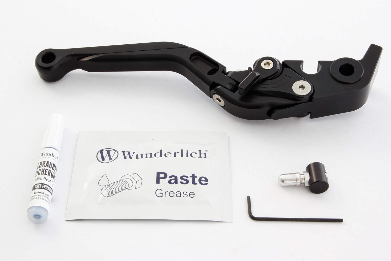 Wunderlich brake lever - hinged